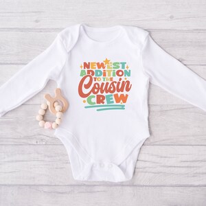 Cousin Crew Baby ONESIES® Brand Bodysuit - Boho Retro Bodysuit - Newest Addition to the Cousin ...