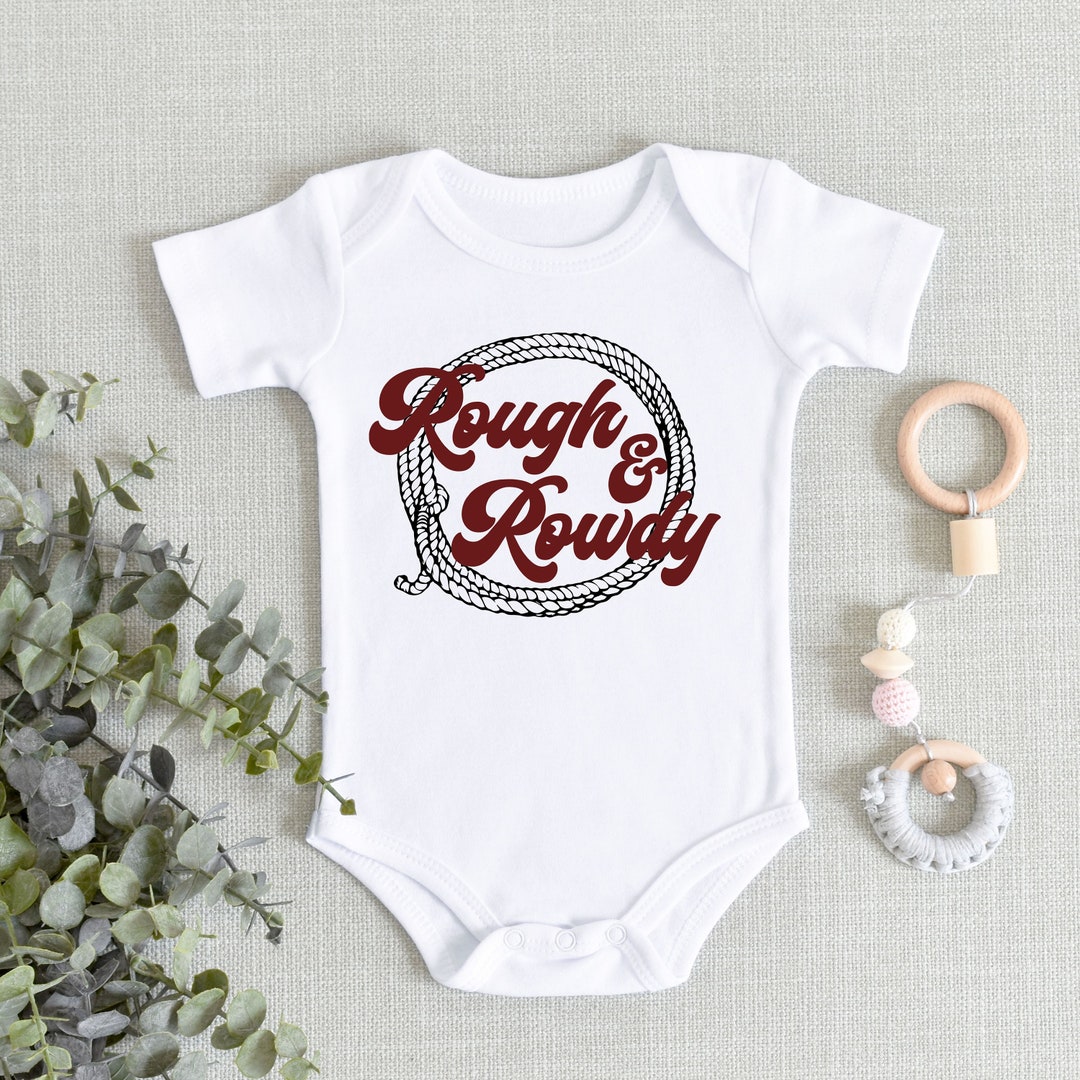 Rough and Rowdy Baby Onesie® Little Cowboy Bodysuit Round up Your ...