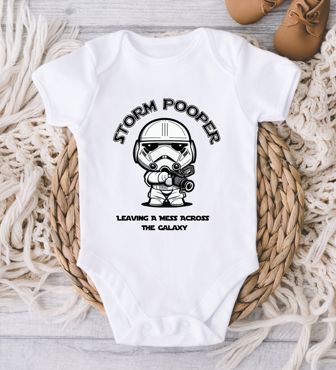 Storm Pooper Baby ONESIES® Brand Bodysuit - Funny Baby Bodysuit - Funny ...
