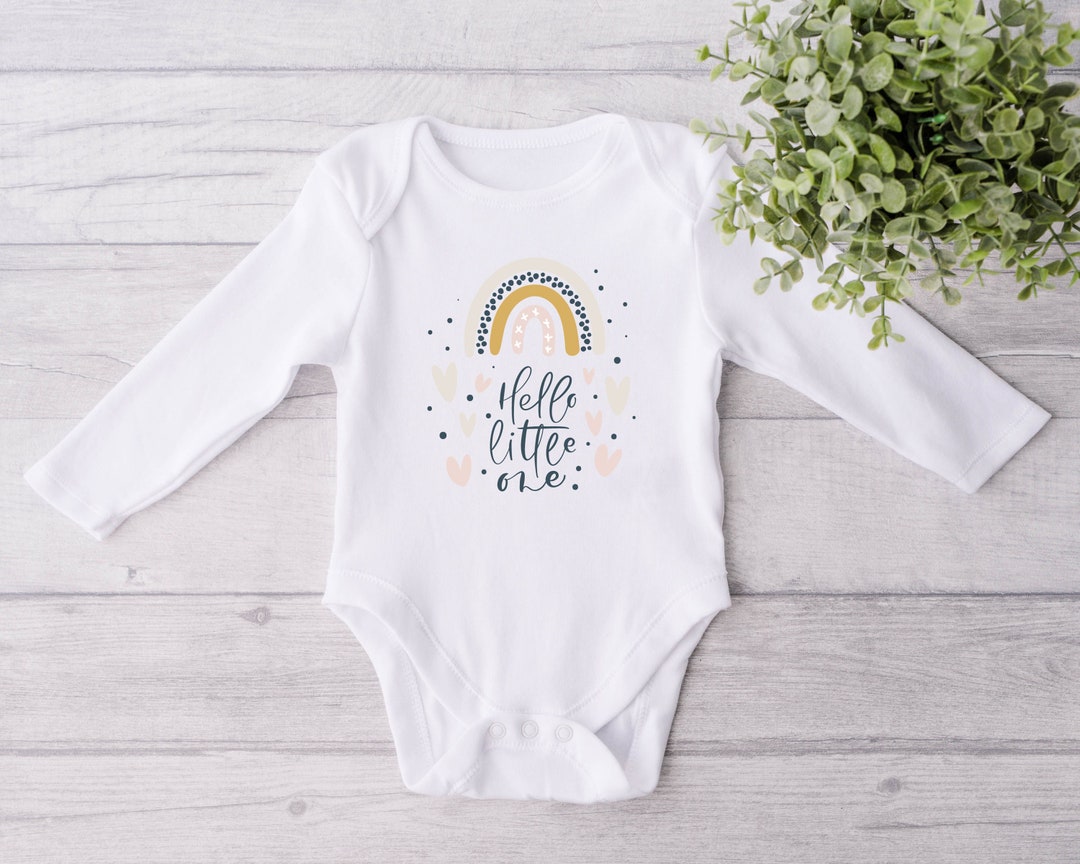 Hello Little One Baby ONESIES® Brand Bodysuit - Welcome New Baby ...