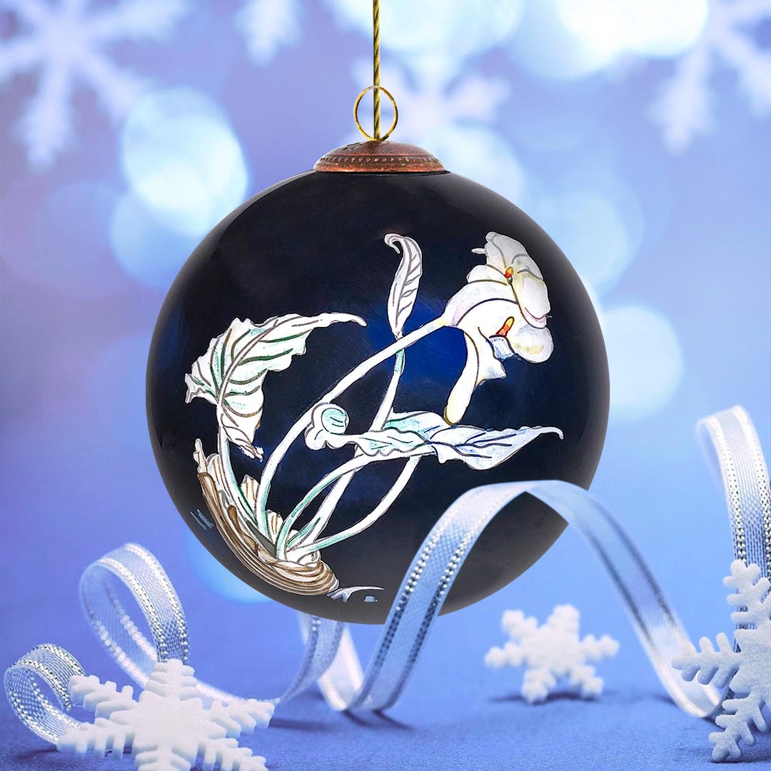 Hand-painted From Inside Hand Blown Glass Ornament: Charles Demuth's ...