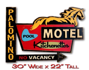 Old motel sign | Etsy