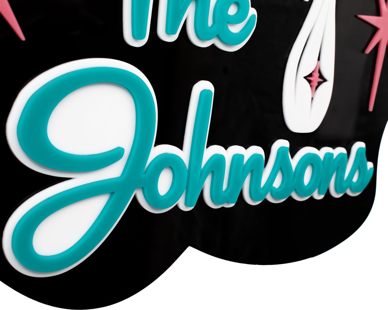 MCM Custom Name Sign Custom House Sign Last Name Acrylic | Etsy