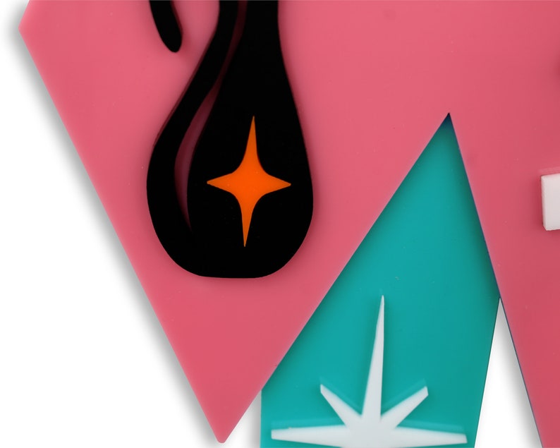 MCM House Address Sign Custom House Address Mid Century - Etsy