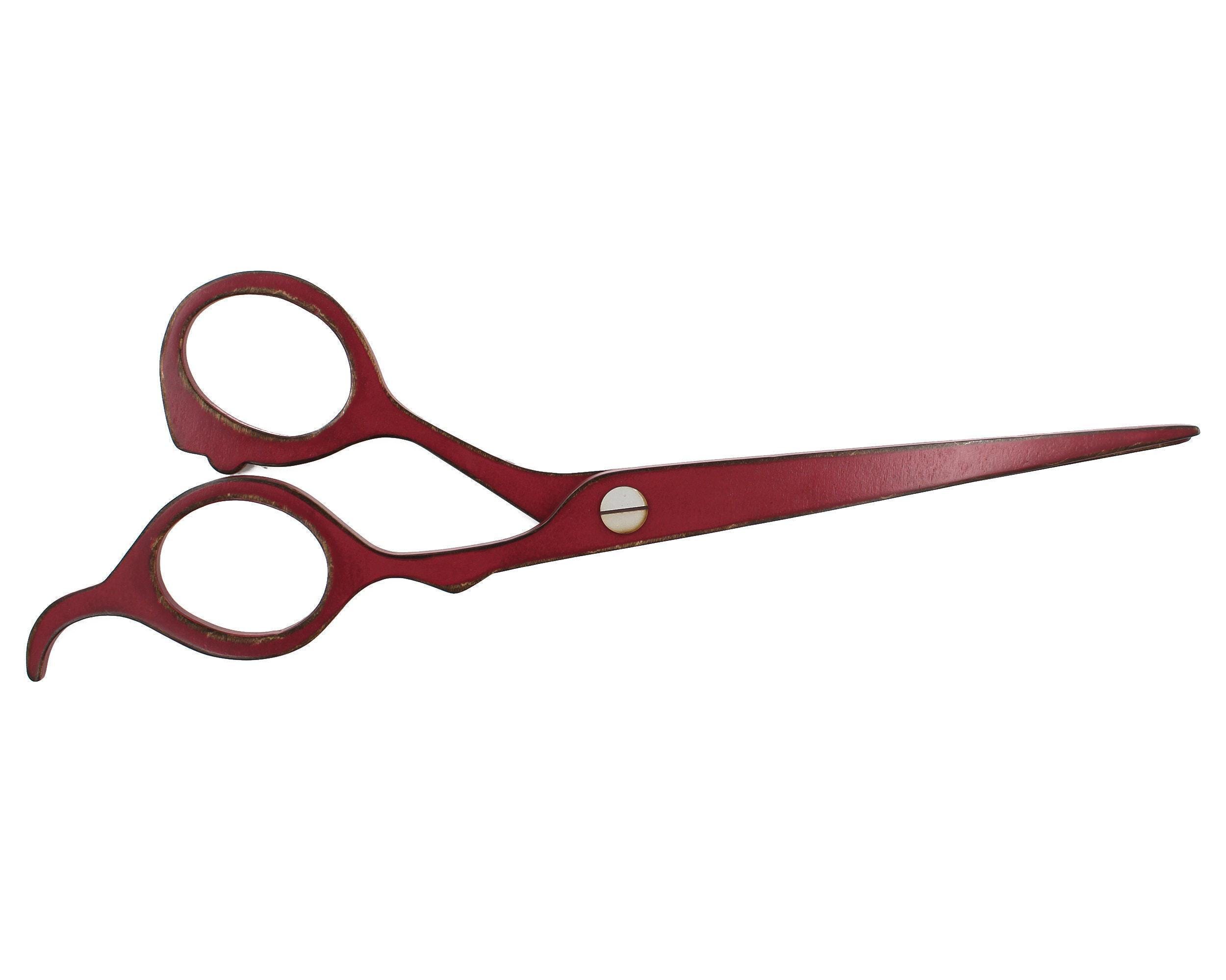 Giant Wood Scissor Wall Decor: Barber Shop Hair Salon Sign - Etsy