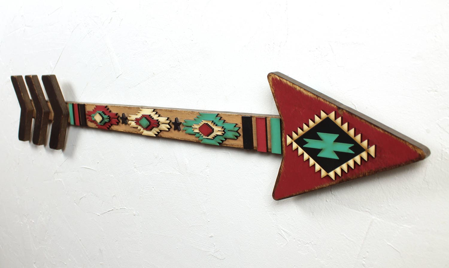 Arrow Wall Decor Rustic Arrow Decor Southwestern Decor Wooden | Etsy