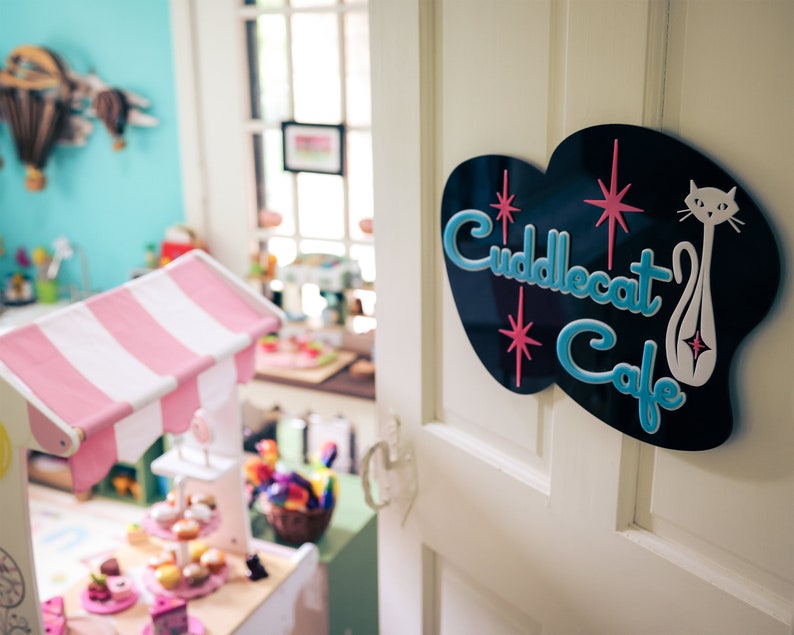 MCM Custom Name Sign Custom House Sign Last Name Acrylic - Etsy