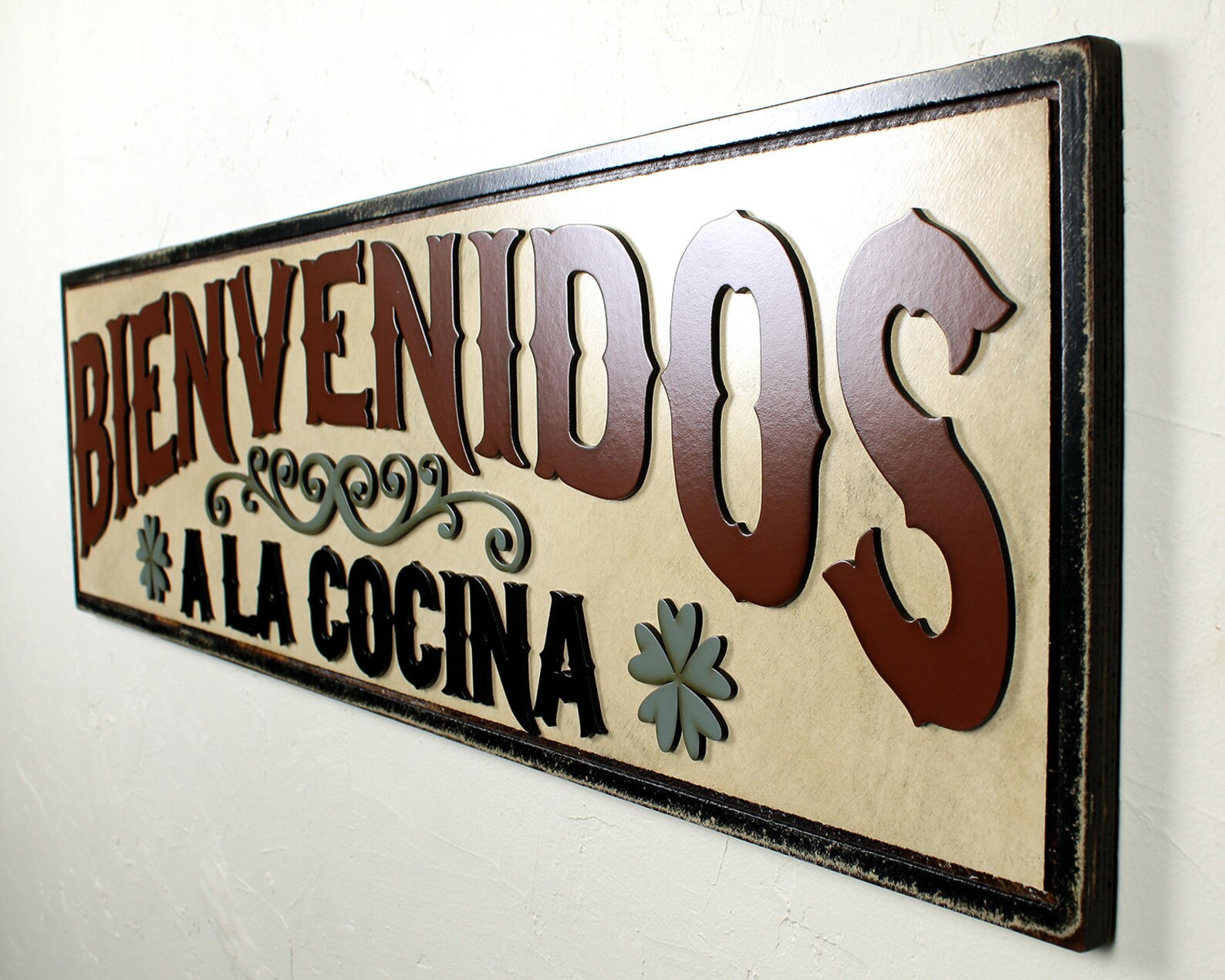 Cocina Sign Bienvenidos Cocina Wood Kitchen Sign Kitchen Wall | Etsy