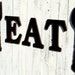 Rustic Eat Sign Eat Wooden Sign Fork and Spoon Wooden Eat Sign Eat Sign ...