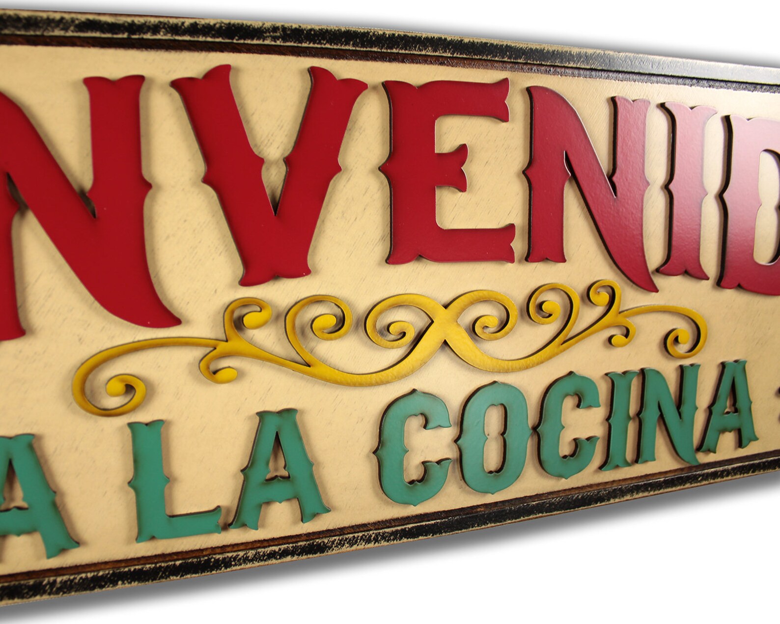 Kitchen Wall Decor Cocina Sign Bienvenidos Cocina Wood Kitchen - Etsy