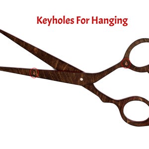 Giant Wood Scissor Wall Decor: Barber Shop Hair Salon Sign - Etsy