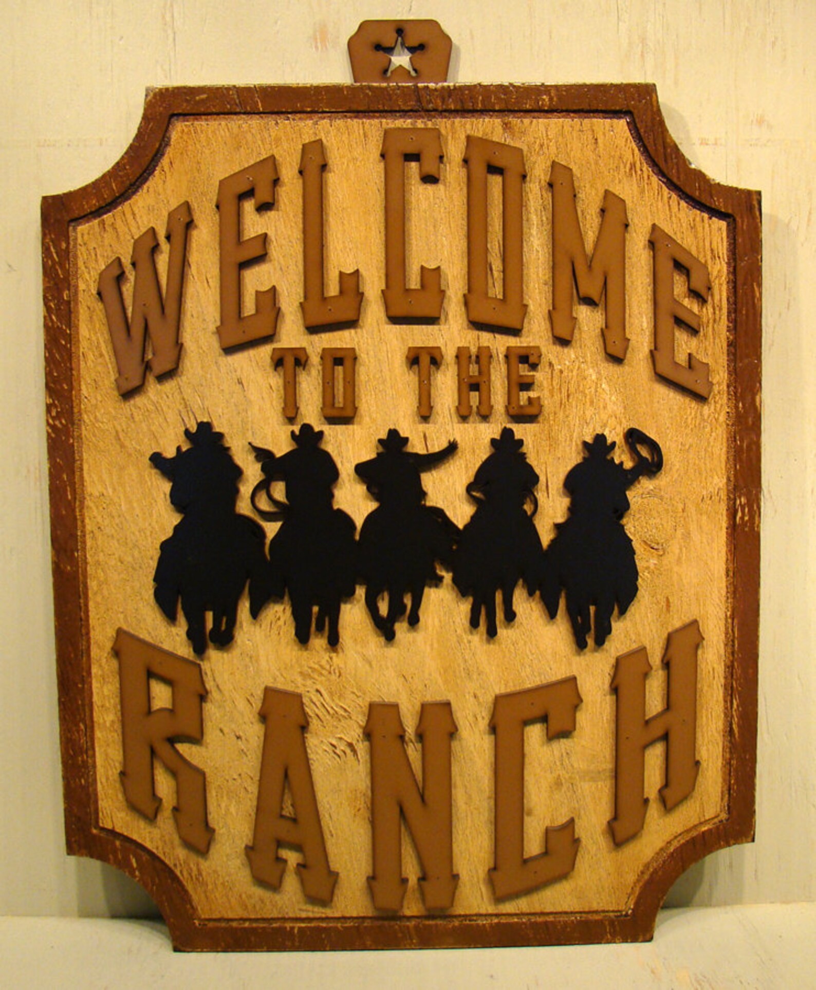 Welcome To The Ranch Rustic Sign Vintage Sign Welcome Sign | Etsy