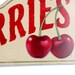 Cherries Sign Cherry Decor Cherries Kitchen Sign Rustic Cherries Decor ...