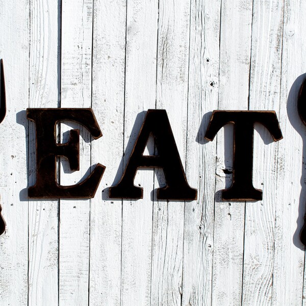 Rustic Eat Sign - Etsy