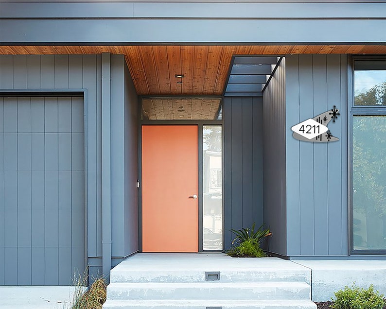 Colorful House Number Sign Custom House Sign Number for - Etsy