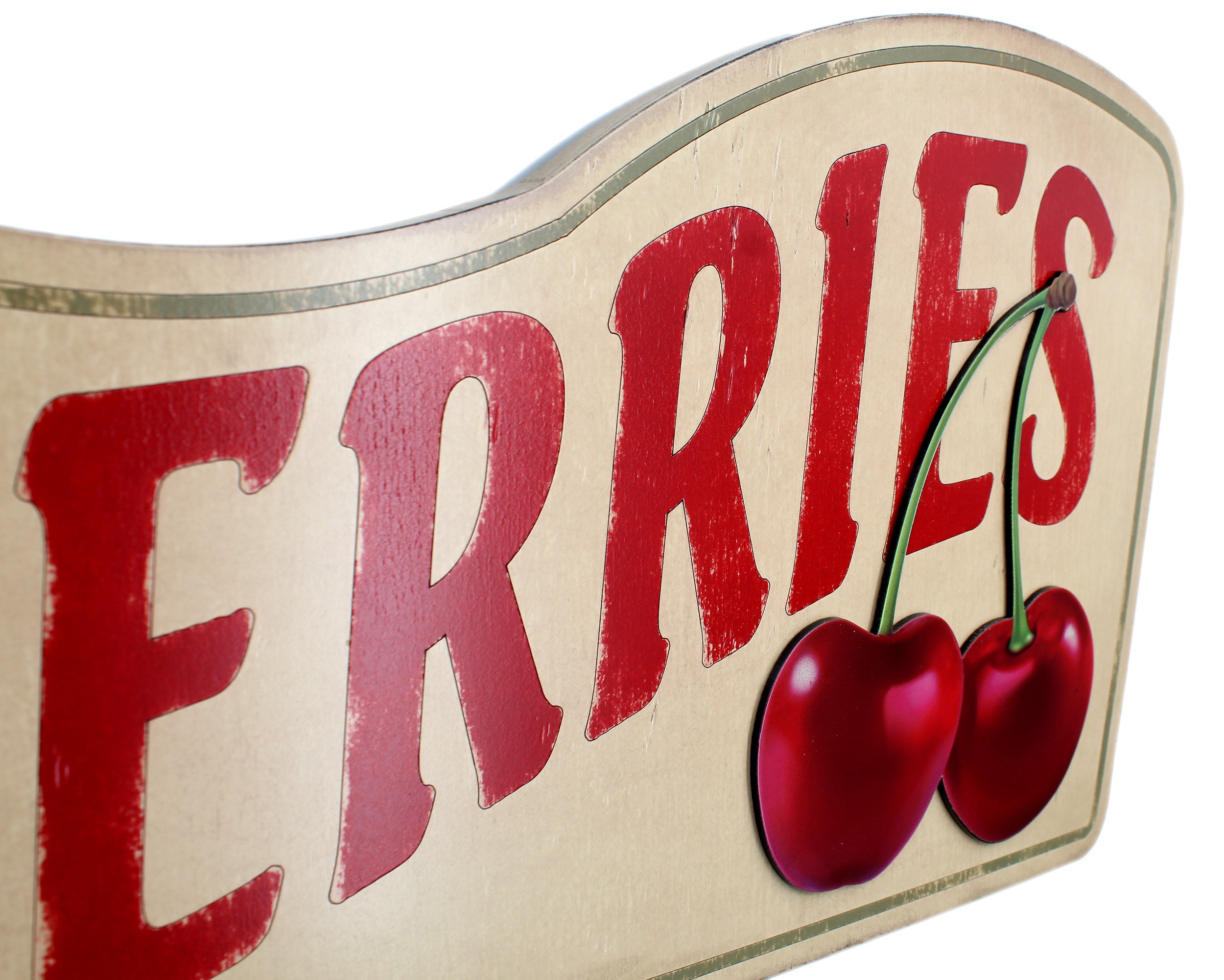 Cherries Sign Cherry Decor Cherries Kitchen Sign Rustic | Etsy