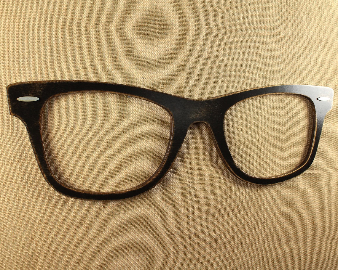 Big Glasses Large Wayfarer Glasses Decor Optometrist Decor Big - Etsy