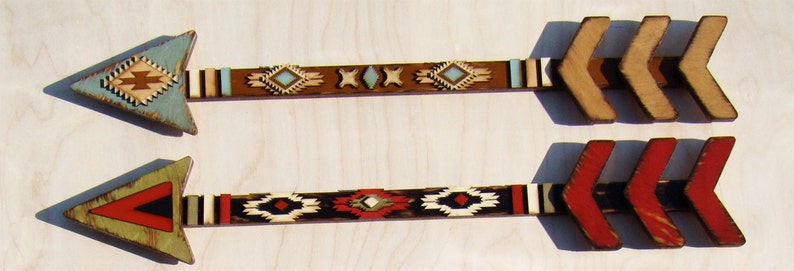 Boho Arrow Decor Rustic Arrow Decor Southwest Decor Wooden - Etsy