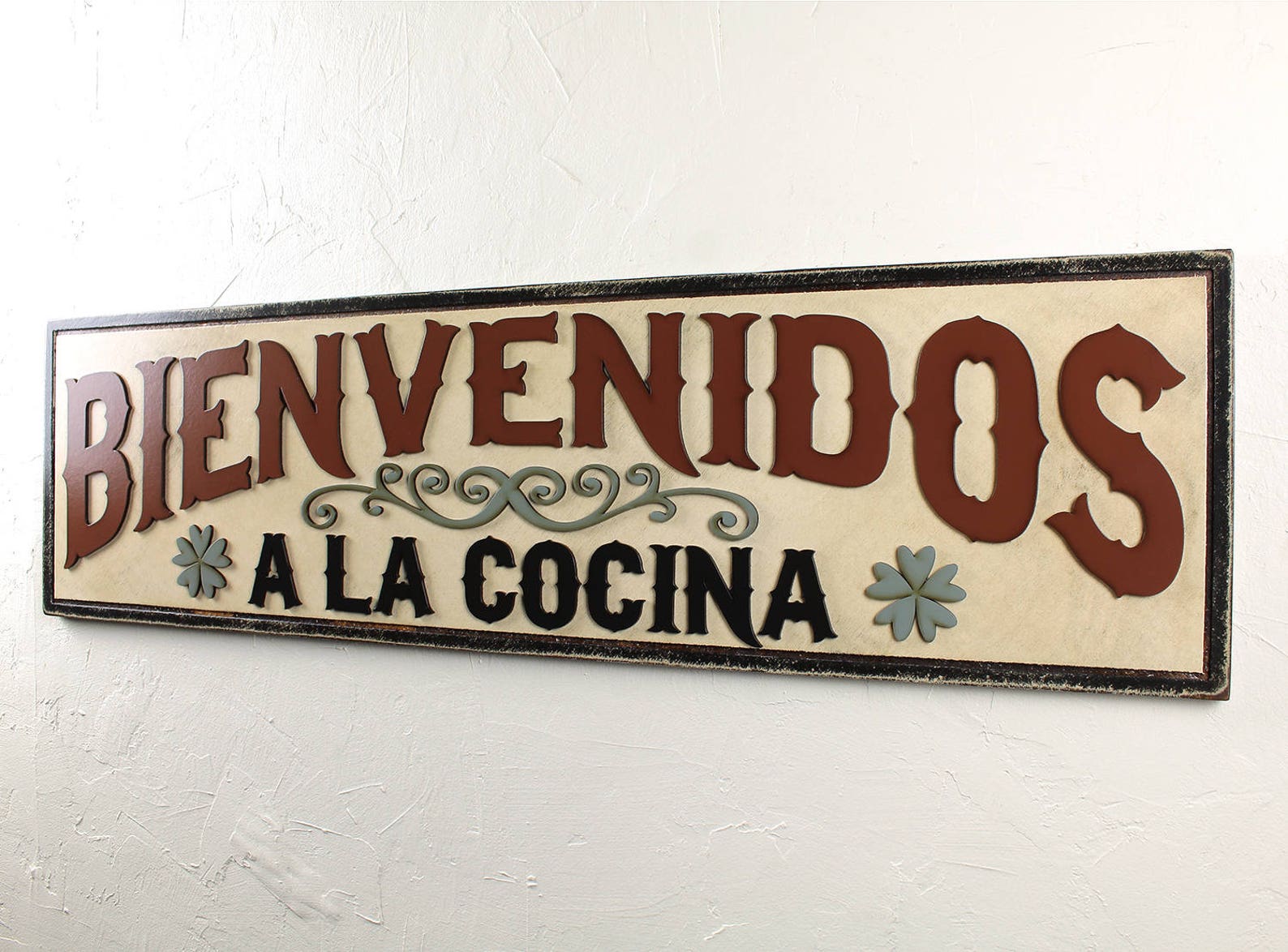Cocina Sign Bienvenidos Cocina Wood Kitchen Sign Kitchen Wall | Etsy