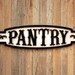 Kitchen Wall Decor Rustic Pantry Sign Vintage Pantry Sign - Etsy