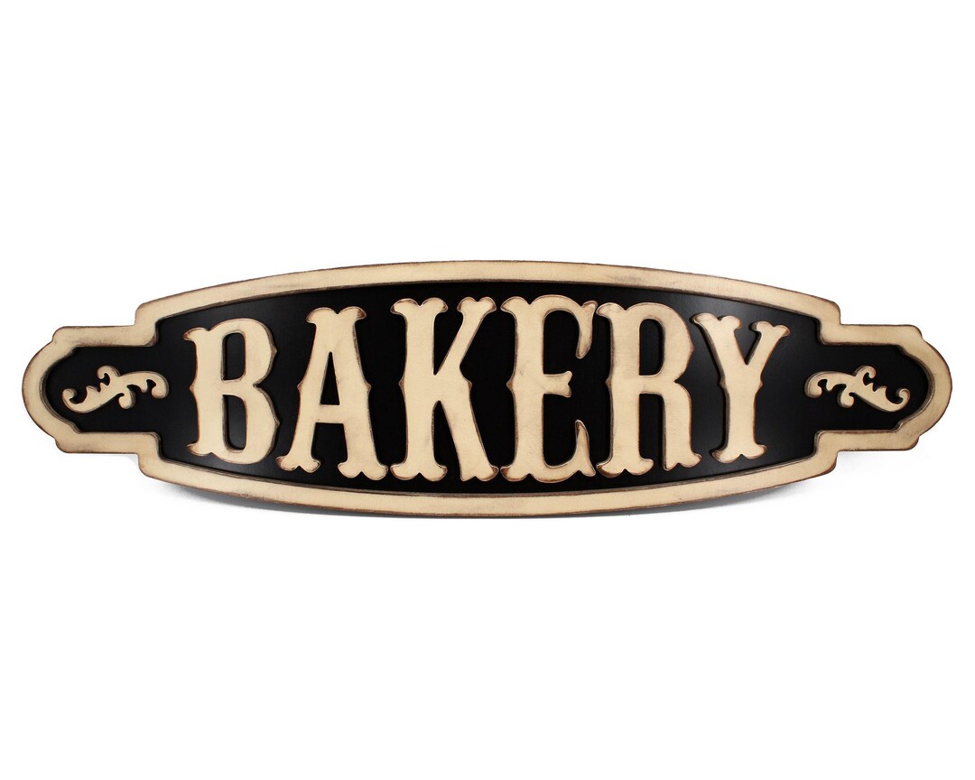 Bakery Wall Decor - Vintage Bakery Sign, Rustic Kitchen Art, Farmhouse ...