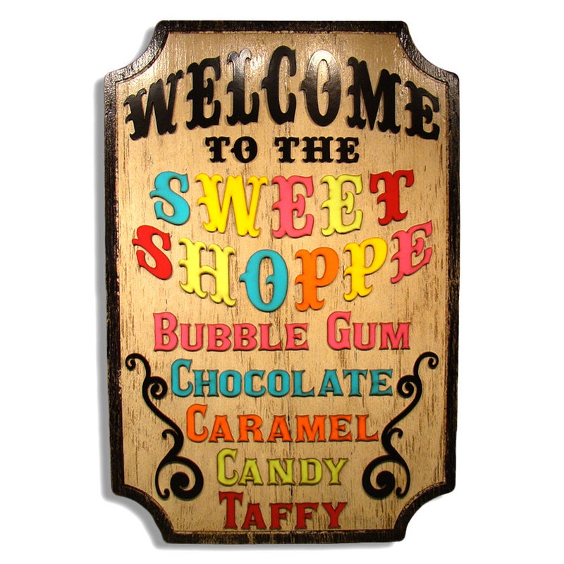 Sweet Shoppe Sign - Etsy