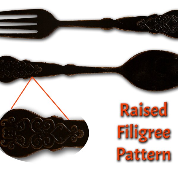 Fork and Spoon Wall Decor - Etsy