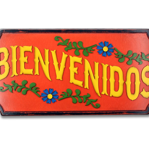Bienvenidos Sign - Etsy