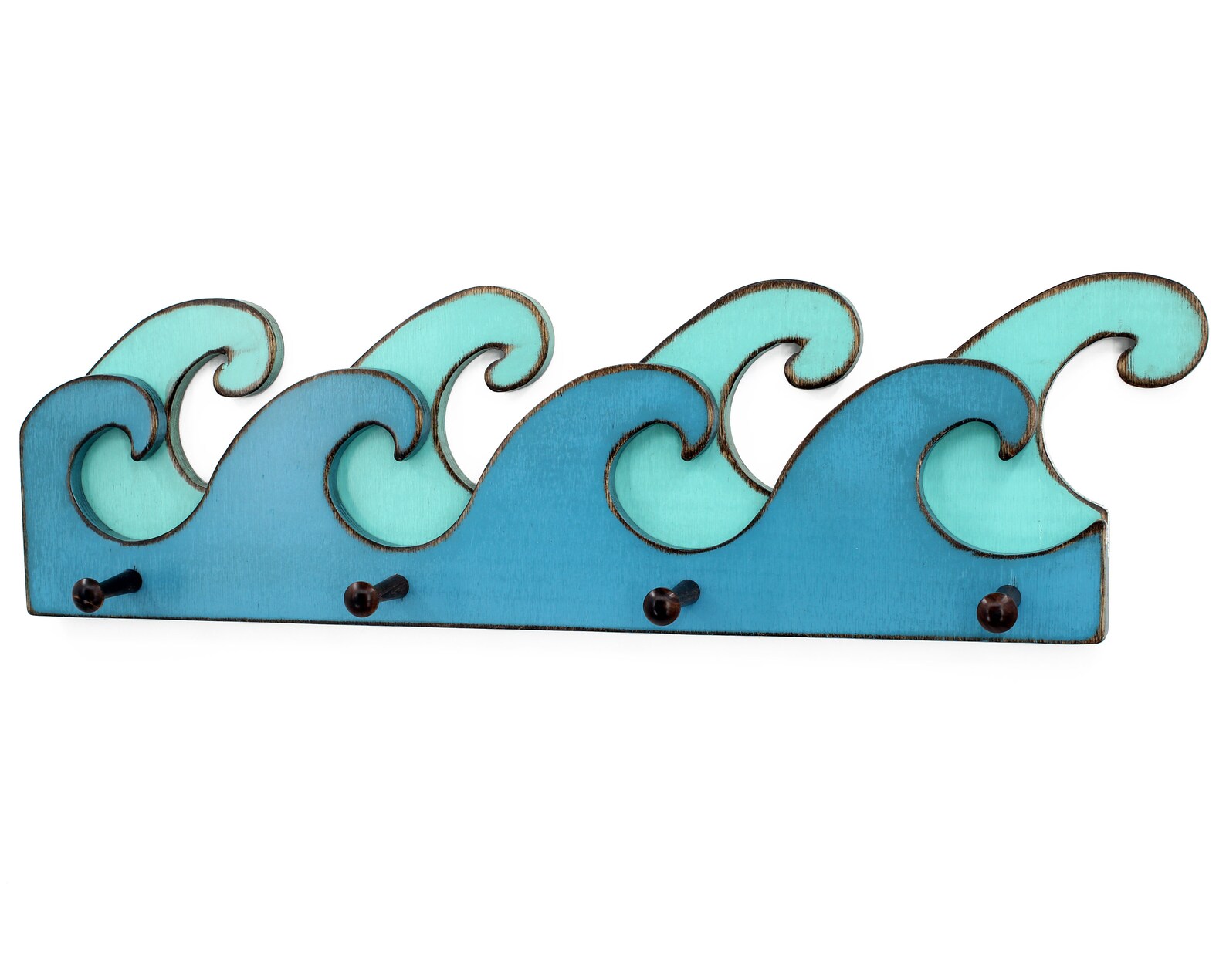 Beach Towel Holder Rustic Ocean Wave Coat Rack Beach Decor - Etsy Denmark