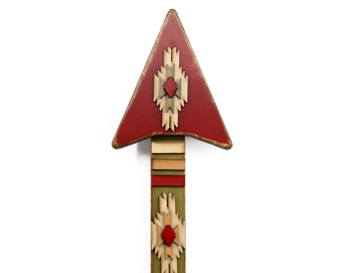 Wooden Arrow Vintage Arrow Rustic Arrow American Indian - Etsy