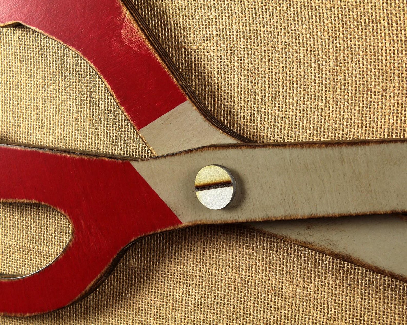 Giant Wood Dressmaker Scissors Wall Decor: Quilter's Sewing Room Art ...