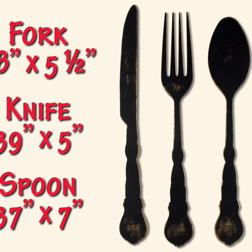 Fork Spoon Dining Room Sign Farmhouse Sign Decor Farmhouse | Etsy