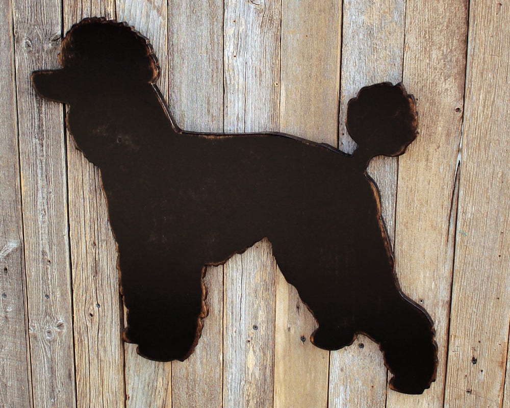 Poodle Dog Sign Standard Poodle Pet Loss Gift Dog Home Decor | Etsy