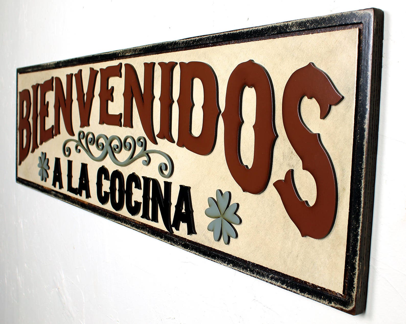 Cocina Sign Bienvenidos Cocina Wood Kitchen Sign Kitchen Wall | Etsy