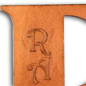 18" Extra Large Letter Wall Decor Wooden Letter Big Letter Personalized ...