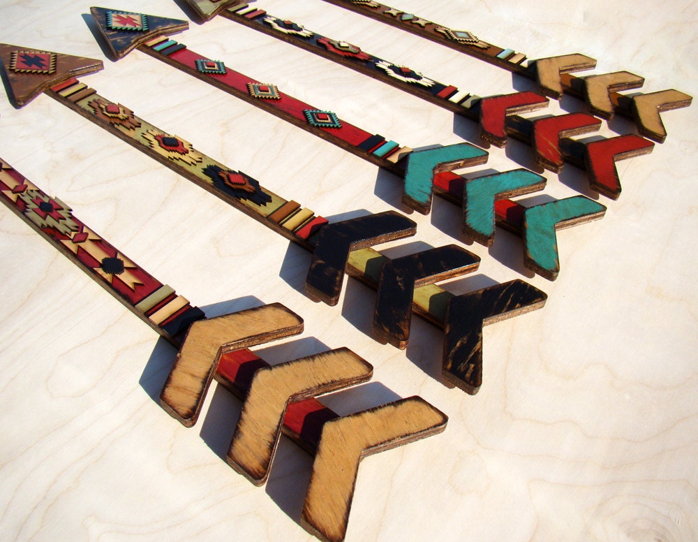 Boho Arrow Decor Rustic Arrow Decor Southwest Decor Wooden | Etsy