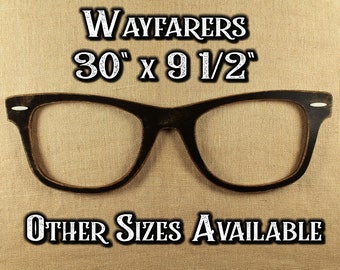 Sunglasses Optometrist Office Optical Shop Decor Big Wayfarer ...
