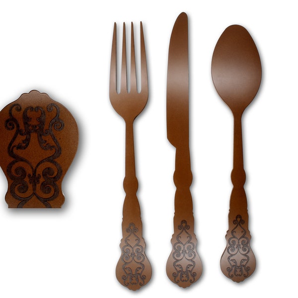 Giant Fork and Spoon Wall Decor - Etsy