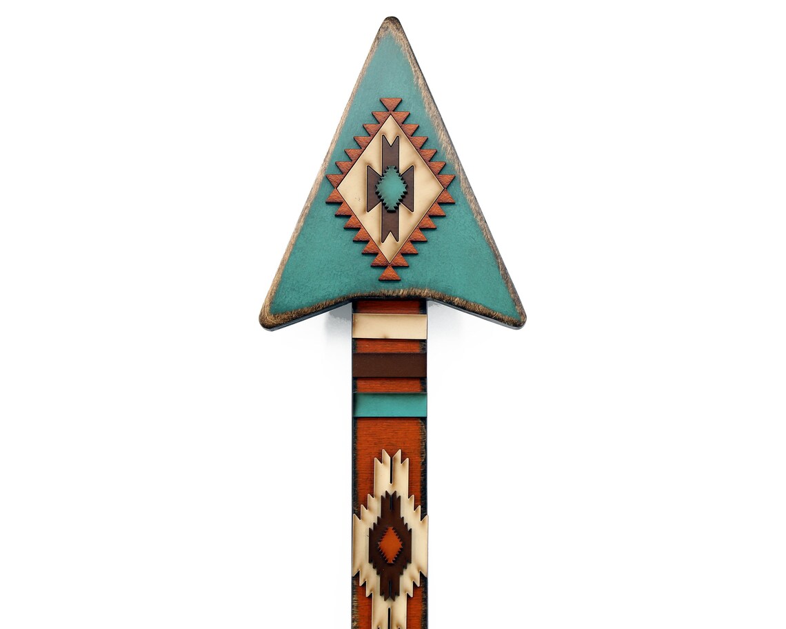 Wooden Arrow Vintage Arrow Rustic Arrow American Indian - Etsy