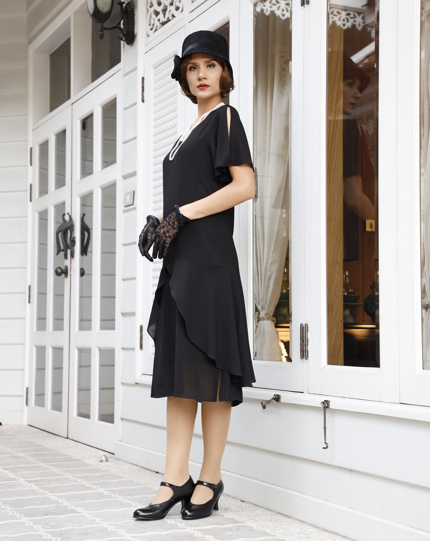 20s Style Black Dresses