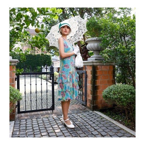 As Seen on Dr. Colleen Darnell, Great Gatsby Silk Chiffon Day Dress in ...