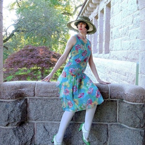 As Seen on Dr. Colleen Darnell, Great Gatsby Silk Chiffon Day Dress in ...