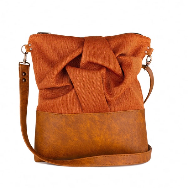 Orange Handbag - Etsy