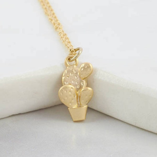 Cactus Necklace - Etsy
