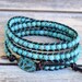 Turquoise Wrap Bracelet Boho Wrap Bracelet Wrap Bracelet - Etsy
