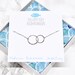 Interlocking Circle Necklace, Eternity Necklace, Infinity Necklace ...