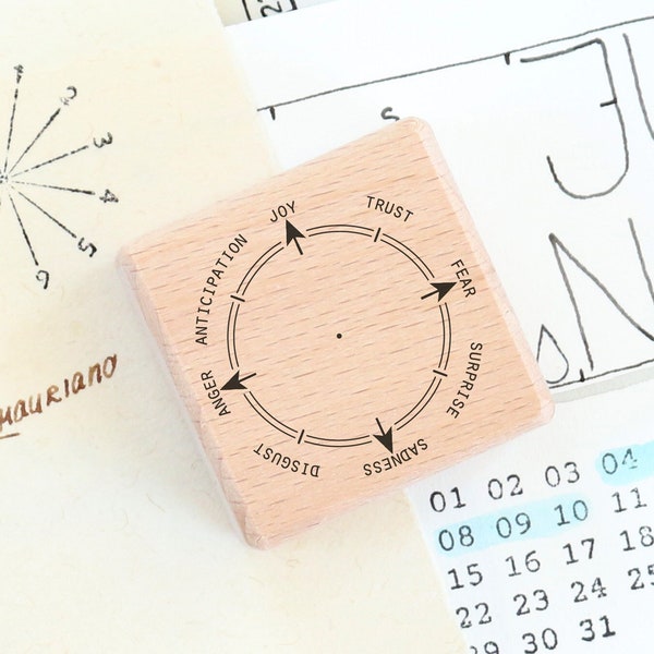 Circle Rubber Stamp - Etsy