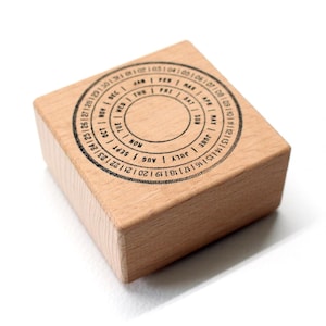 Perpetual Calendar Stamp for Journal and Planner, Perpetual Date Stamp ...