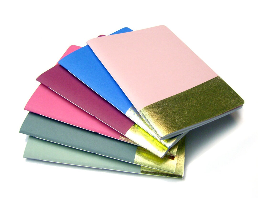 Personalized Gold Journal A5, Blank Planer Cover in Various Colors ...