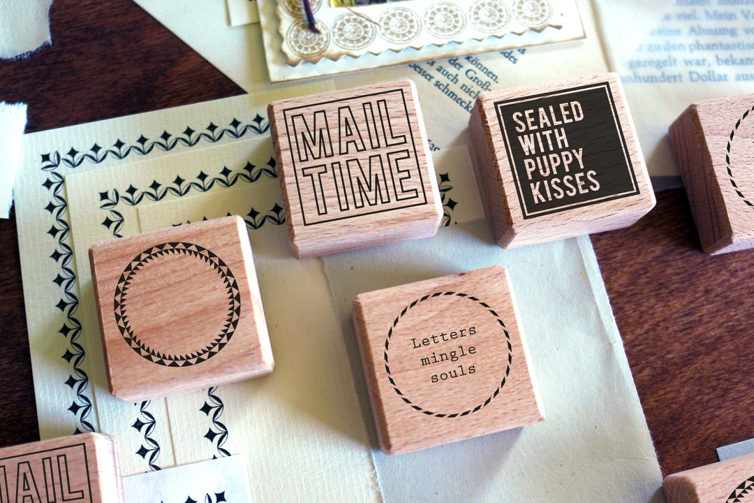 Rubber Stamp - Card Stamp, Snailmail Stamp, Planner Stamp, Journal Stamp, Scrapbook Stamp ...